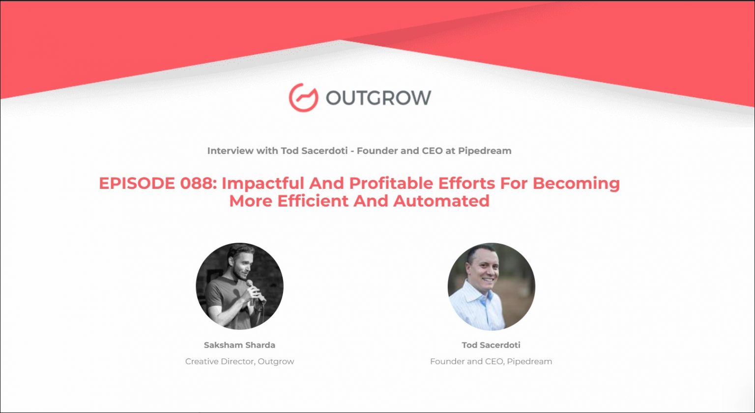 Marketer of the Month Podcast with Tod Sacerdoti